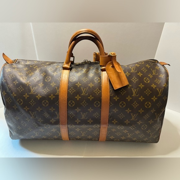 Louis Vuitton | Bags | Louis Vuitton Keepall 55 Vintage April 986 ...
